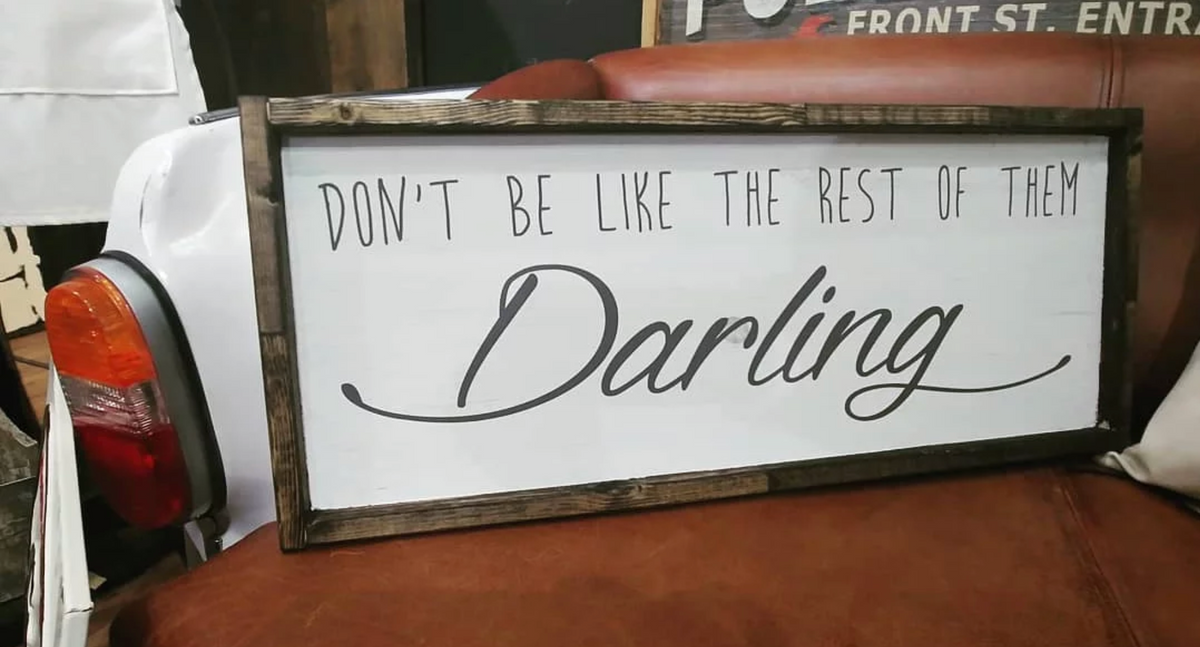 9x24 inch custom sign – The Barn Door Studio Ltd.