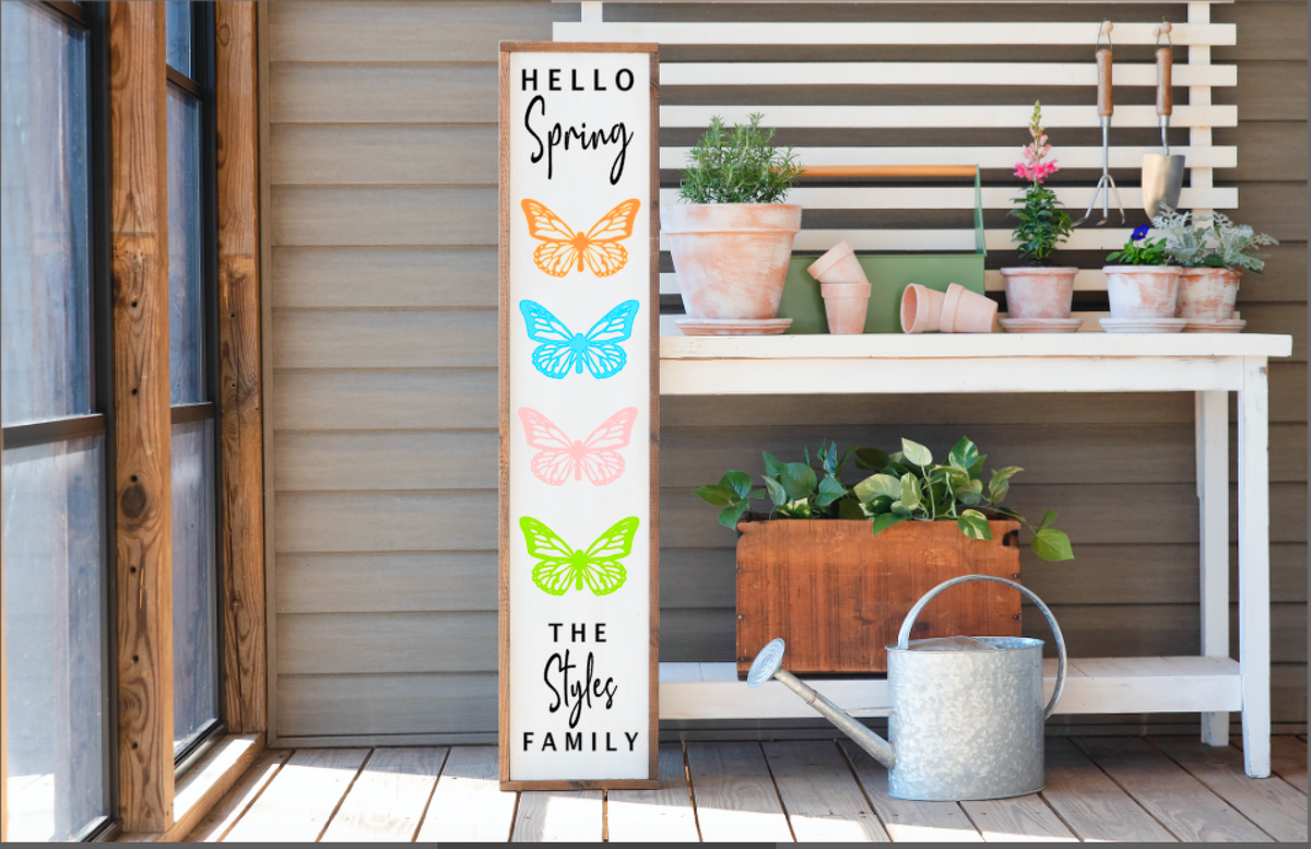 5ft Spring/Summer Porch Sign – The Barn Door Studio Ltd.